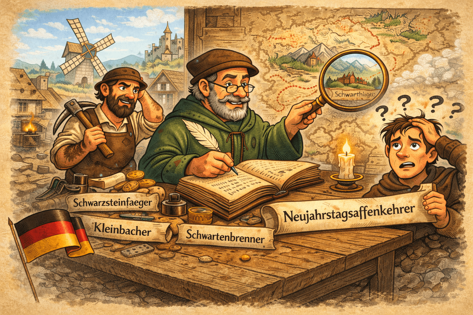 German Last Names and How to Decode Their Meanings