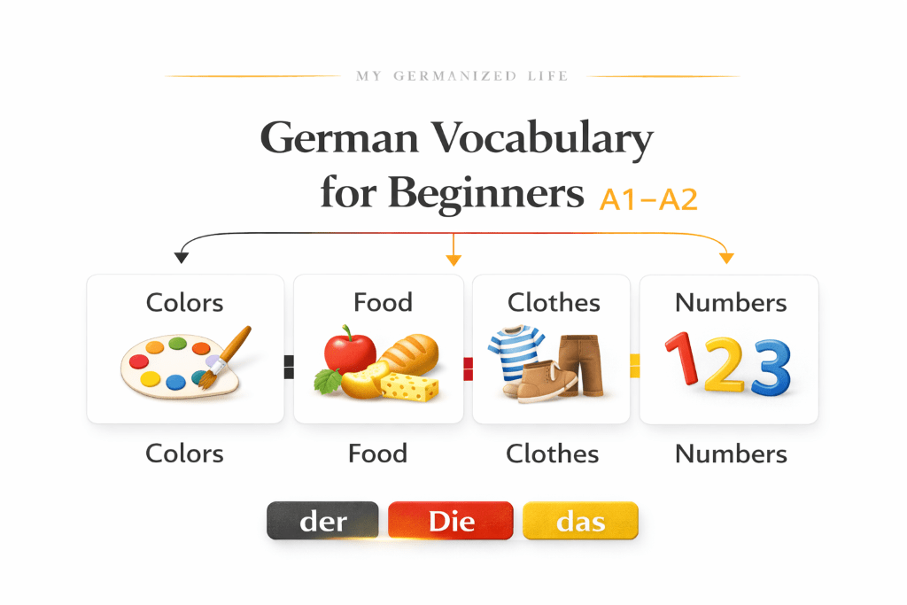 (A1-A2) Beginning German Vocabulary